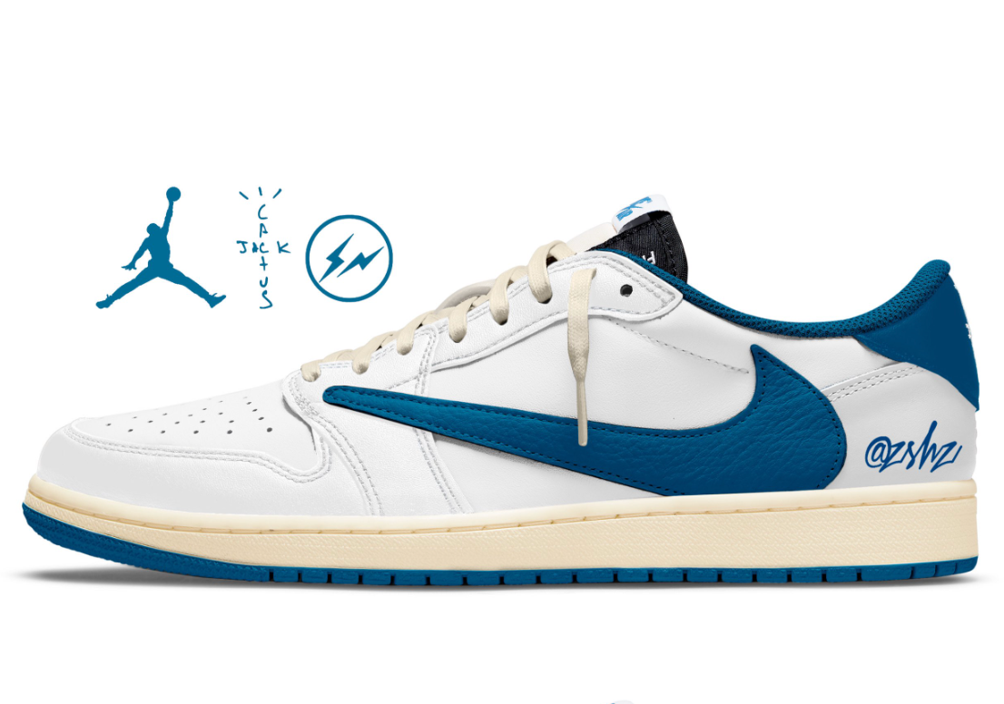 Travis Scott x Fragment x Air Jordan 1 Low OG Arrives Fall Travis Scott x Fragment x Air Jordan 1 Low OG Arrives Fall