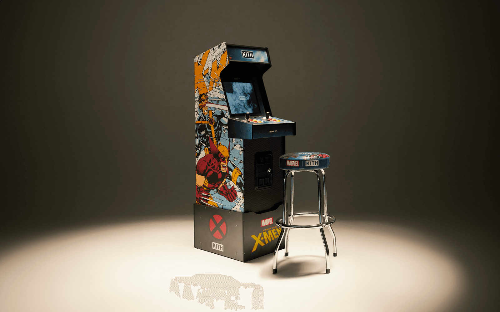 Level Up Your Game Room With The Marvel x Kith Arcade1Up Machine ...